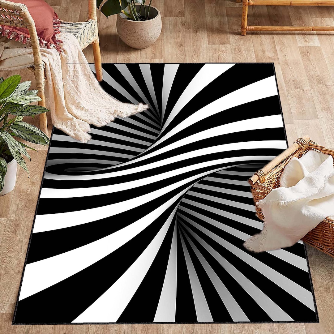 Vortex Rug, 3D Vortex Rug, Illusion Rug, Optical Illusion, Vortex ...