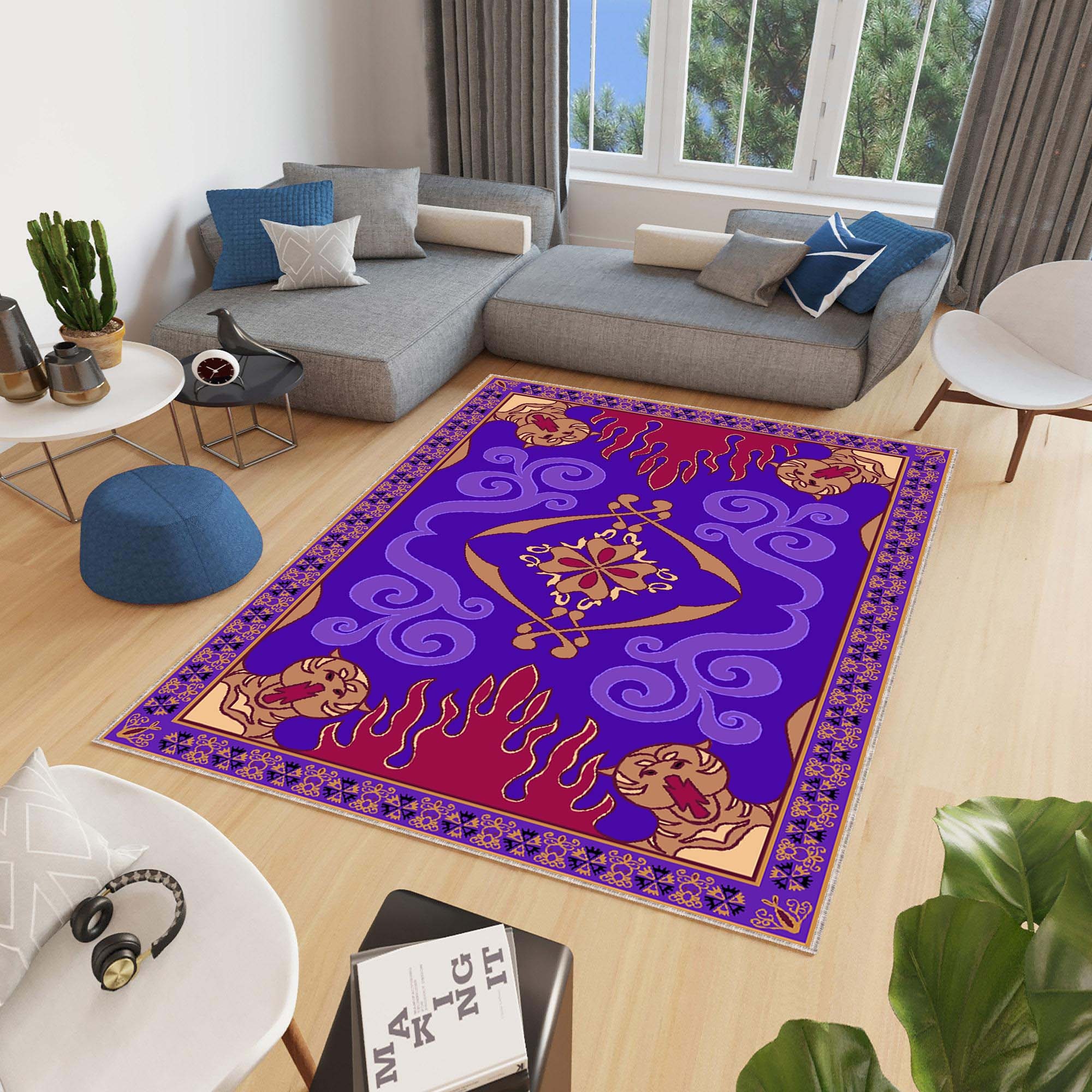 Aladdin Rug, Aladdin Magic Carpet, Fantastic Living Room Rug, Kids Room ...