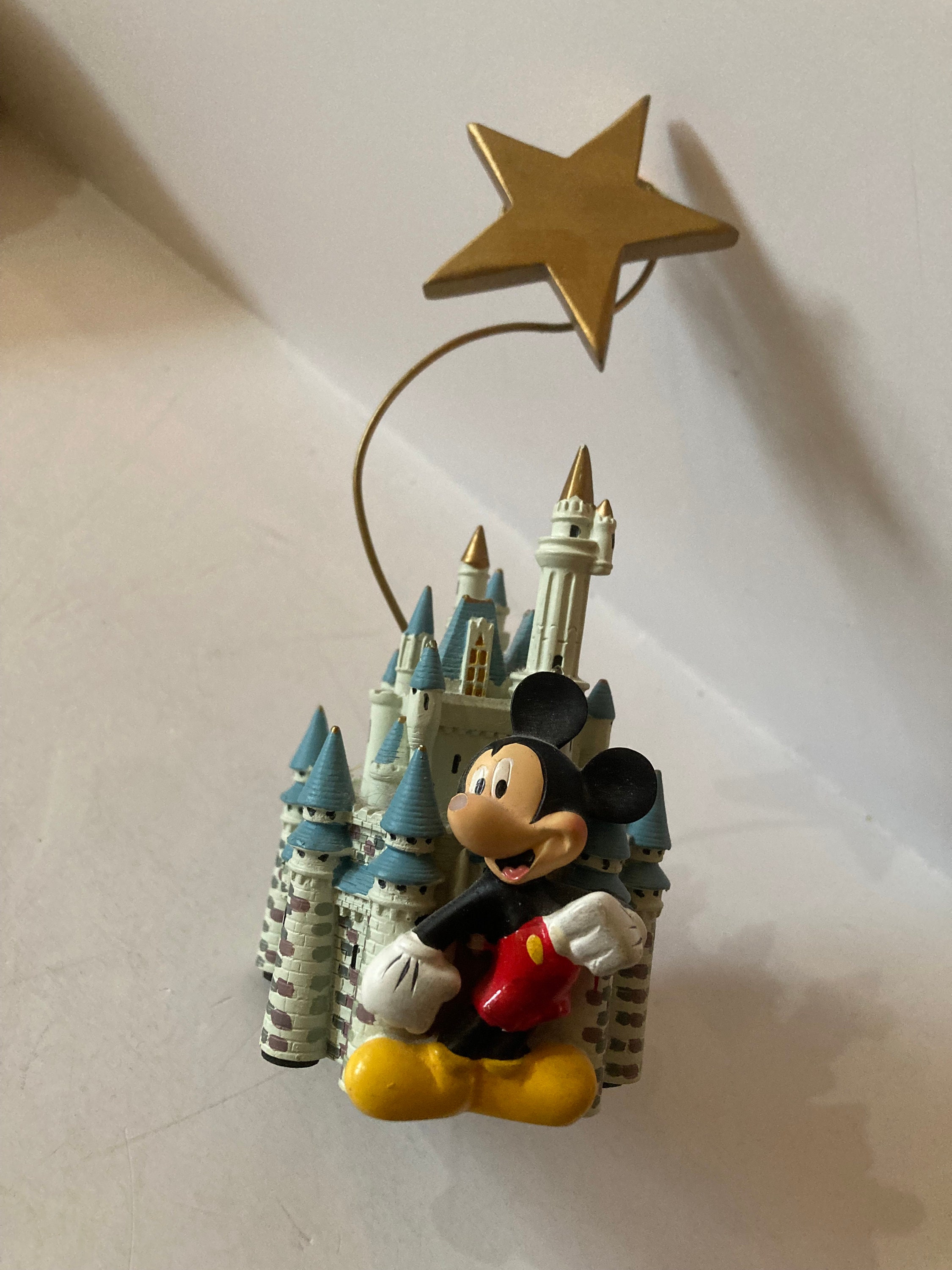 Vintage Walt Disney Cinderella Castle With Mickey Photo Holder - Etsy