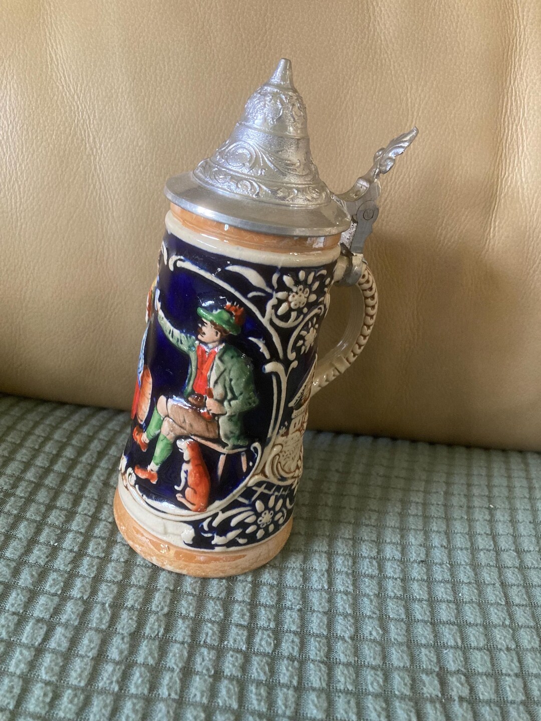 German Lidded Mini Stein - Etsy