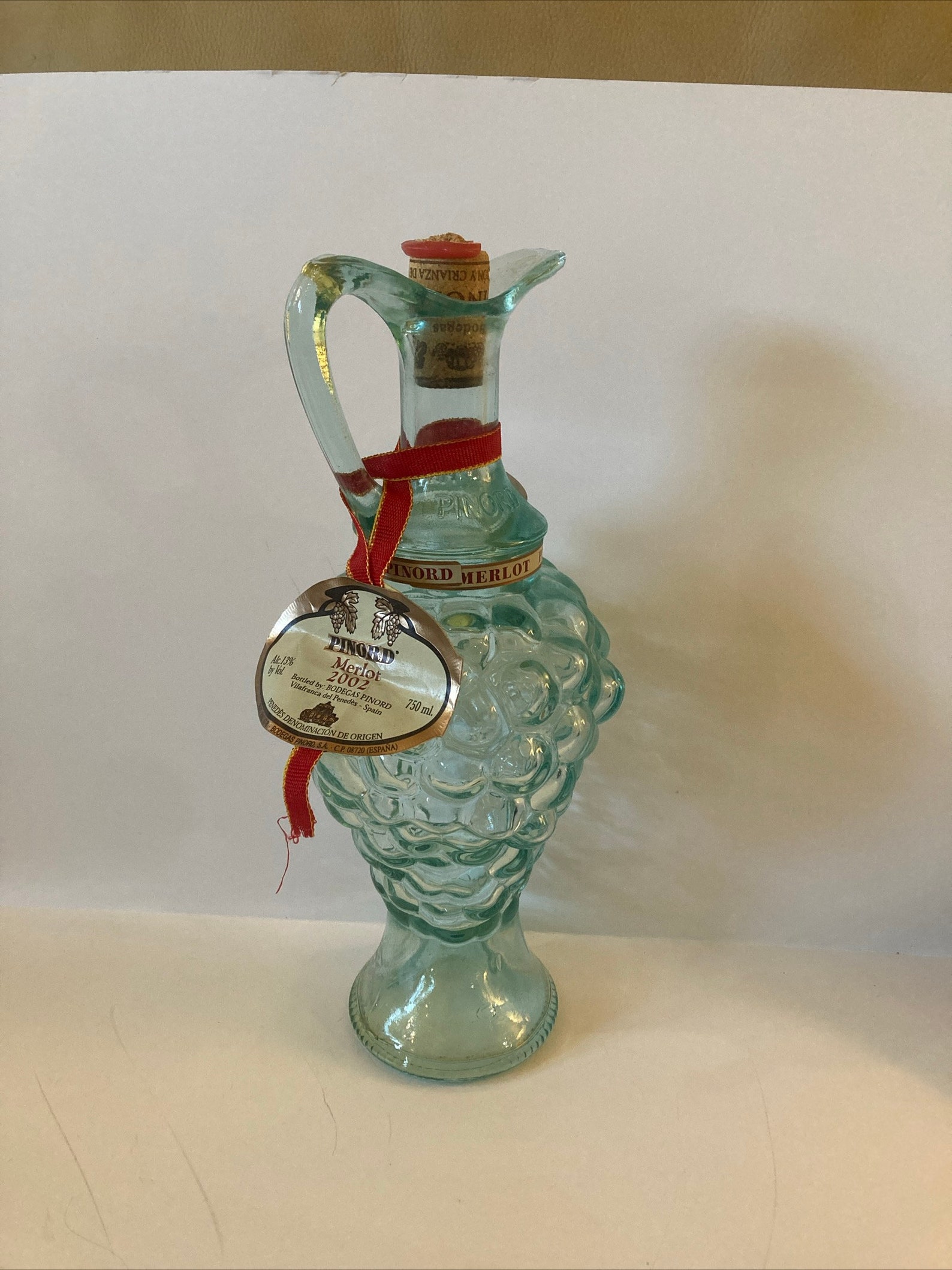 Pinord Merlot 2002 Empty Bottle W/original Label & Cork - Spain - Etsy