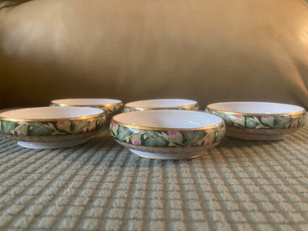 HC Royal Bavaria Finger Bowls Floral and Gold Trim – Set of Five - Etsy