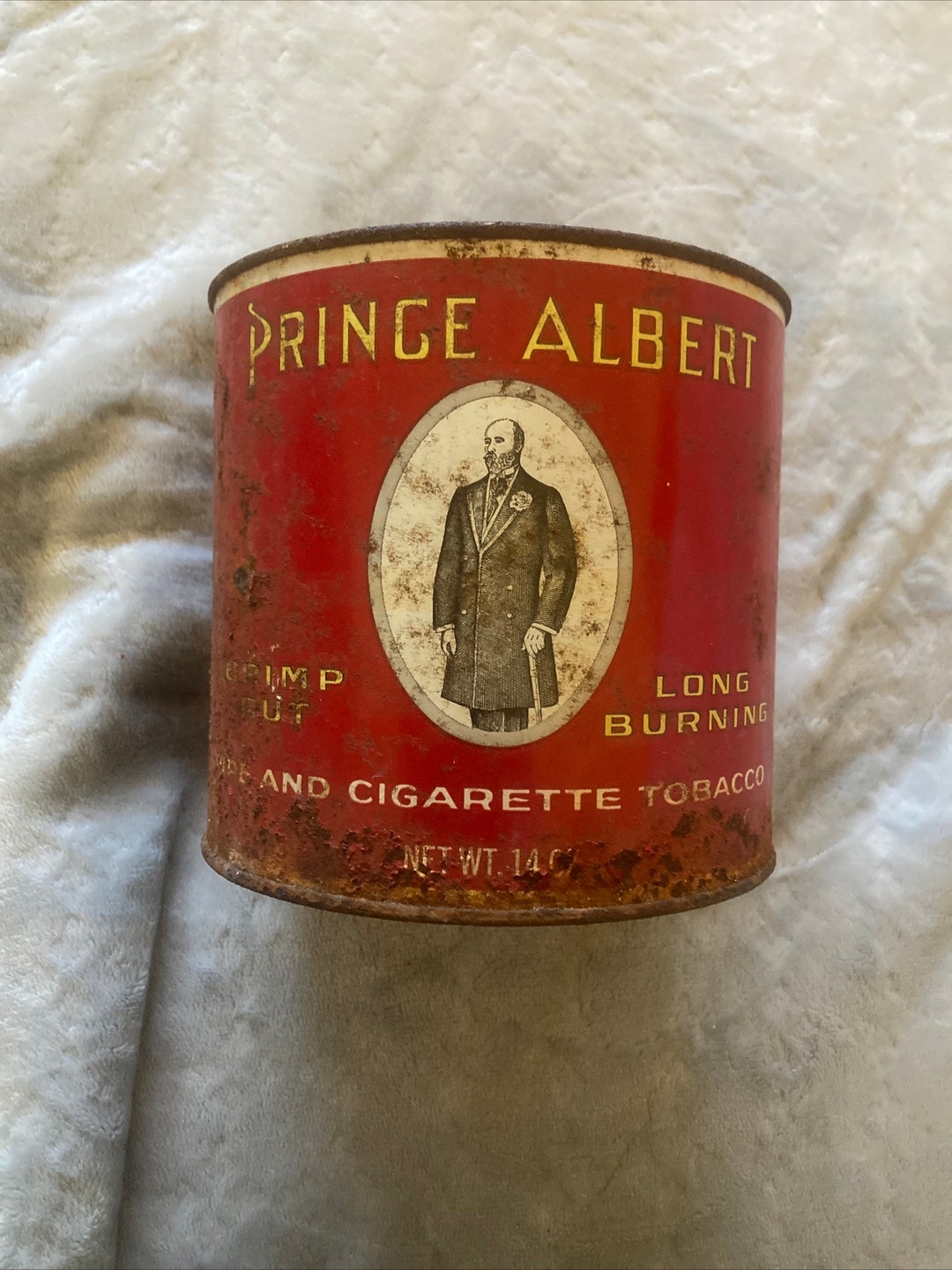 Vintage Prince Albert Crimp Cut Pipe and Cigarette Tobacco 14 Ounce ...