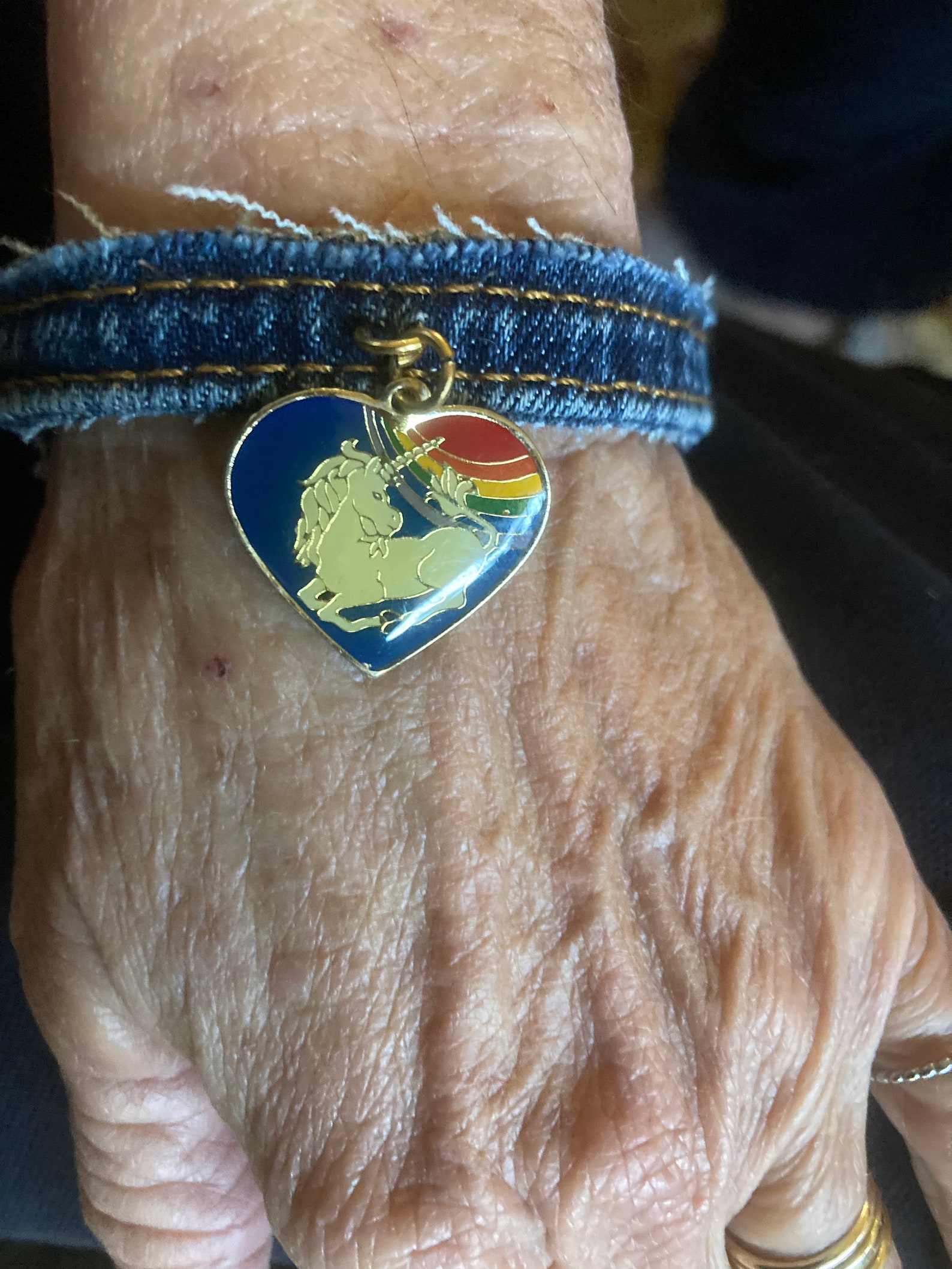 Handmade Blue Jean Bracelet Choice From 4 Available - Etsy