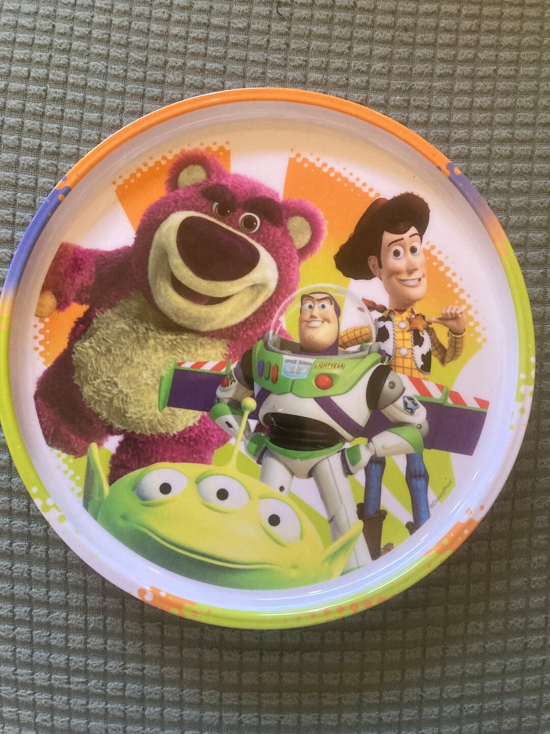 Disney Pixar Toy Story Zak Designs Melamine Plate 8 Round - Etsy