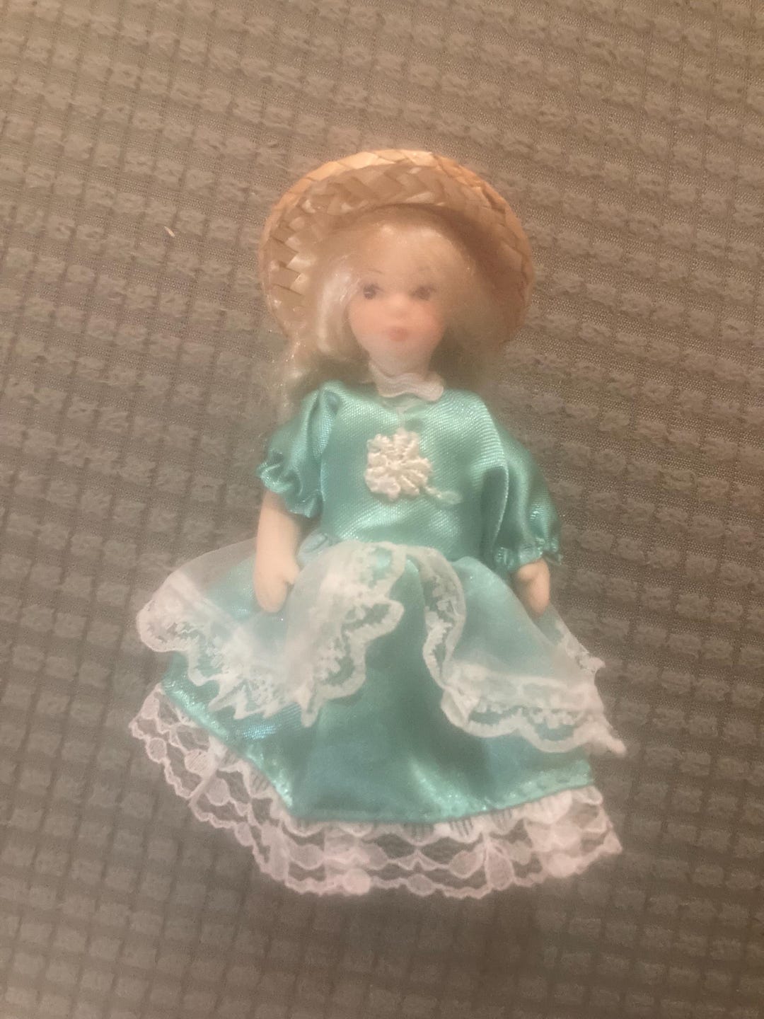 Vintage Mini Porcelain Doll 5” Tall - Etsy