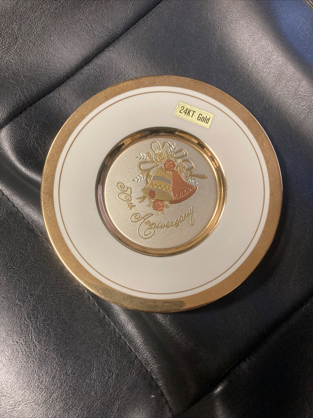 The Art of Chokin Porcelain Plate With 24k Gold Trim 50th Anniversary ...