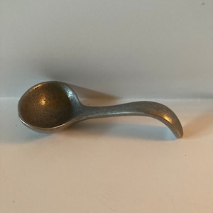 Vintage Pewter Curved Ladle/spoon - Etsy