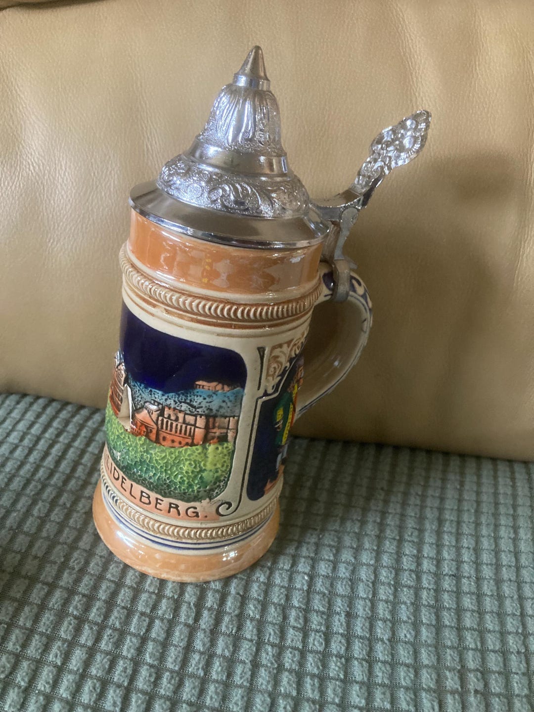 German Lidded Mini Stein - Etsy