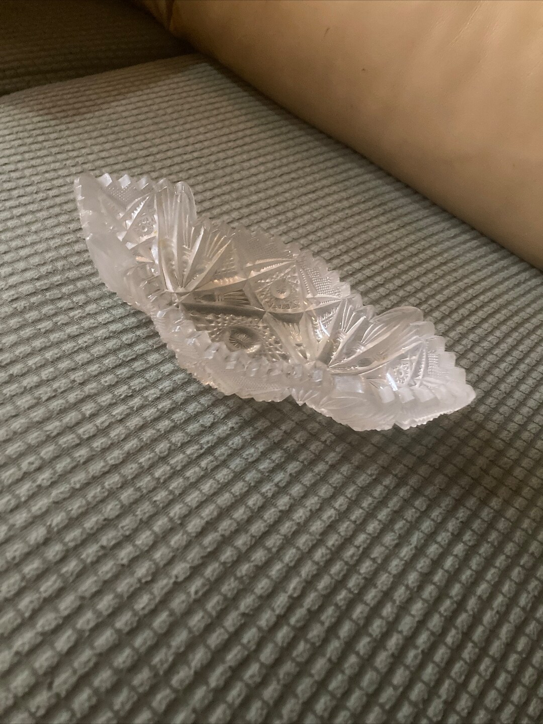 Crystal Art Bowl Sawtooth Edge - Etsy