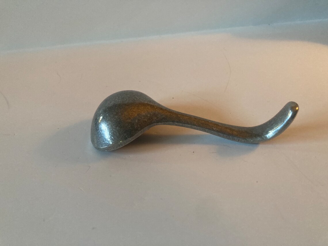 Vintage Pewter Curved Ladle/spoon - Etsy