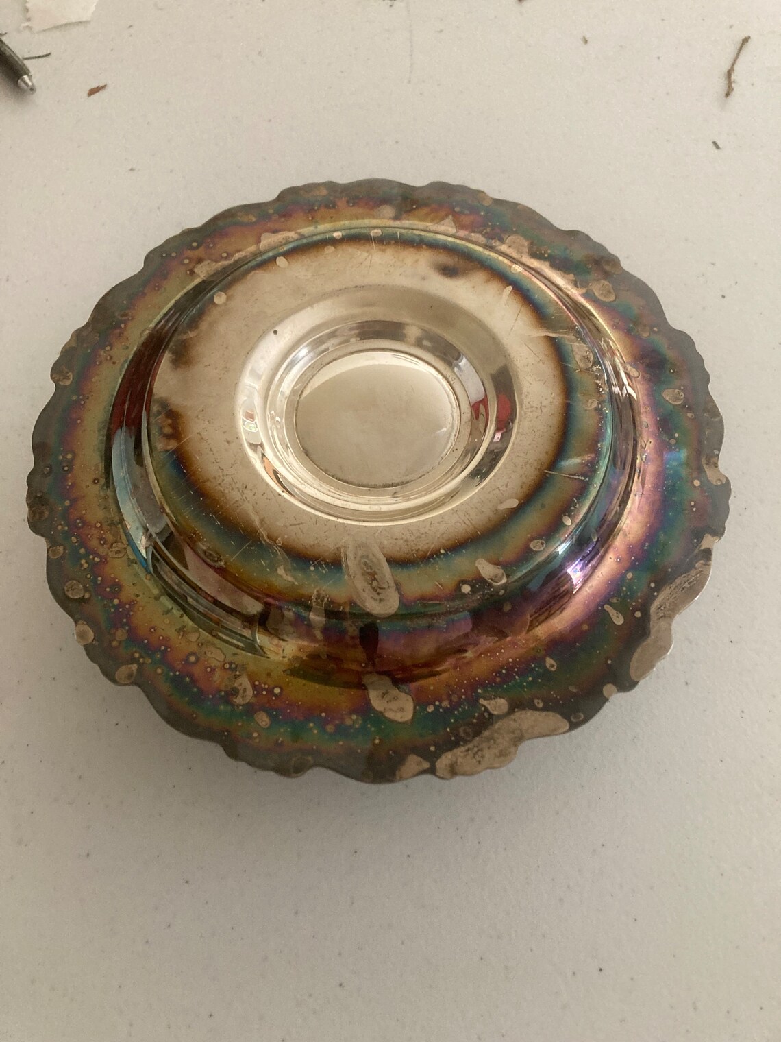 Vintage Oneida Silverplate Sauce Bowl With Attached Underplate - Etsy