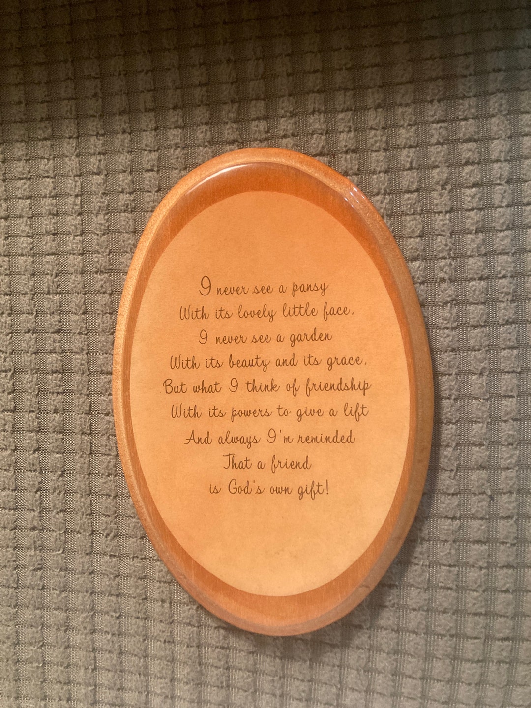 Wooden Decoupage Plaque – Handmade - Etsy