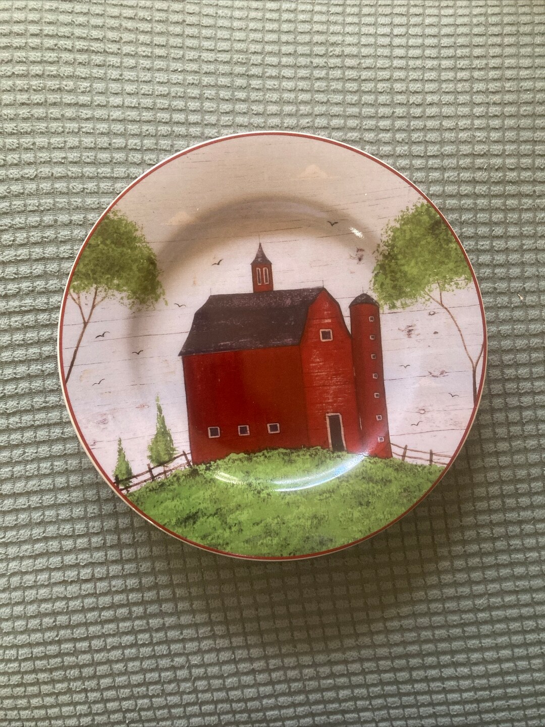 Barns Salad Plate by Sakura, Warren Kimball - Etsy