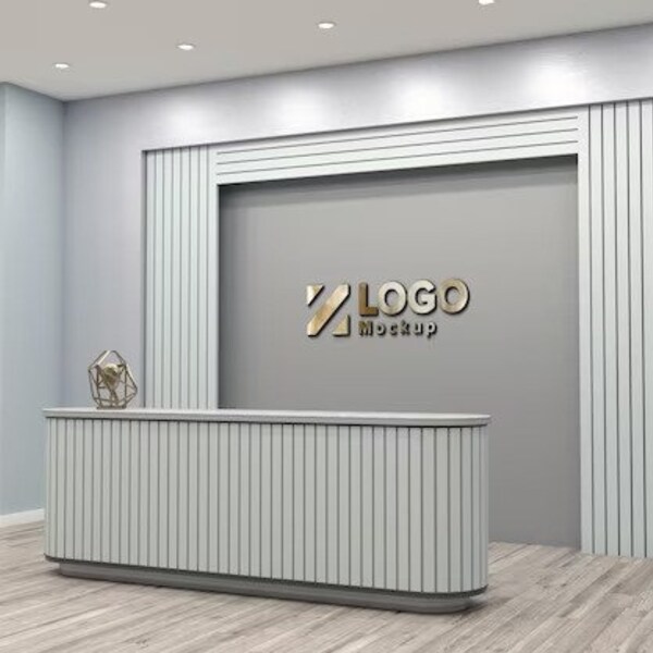 Reception Desk Logo - Etsy