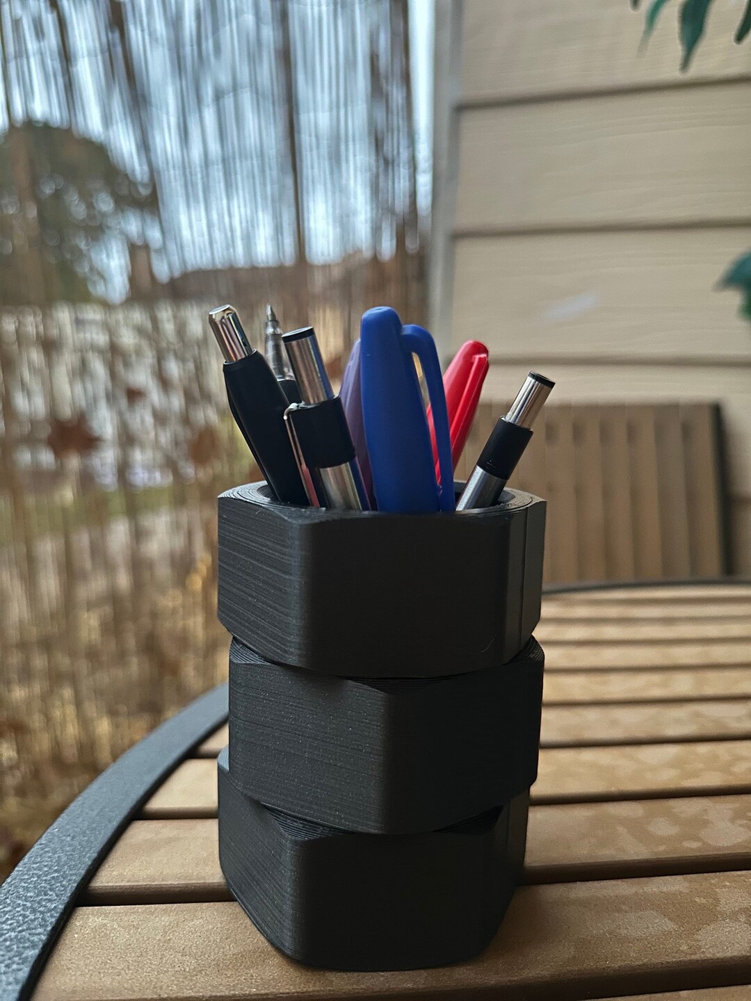 Nut Stack Pen Holder Cup Home or Office Desk Organizer Tool Box 3D Printed - Etsy