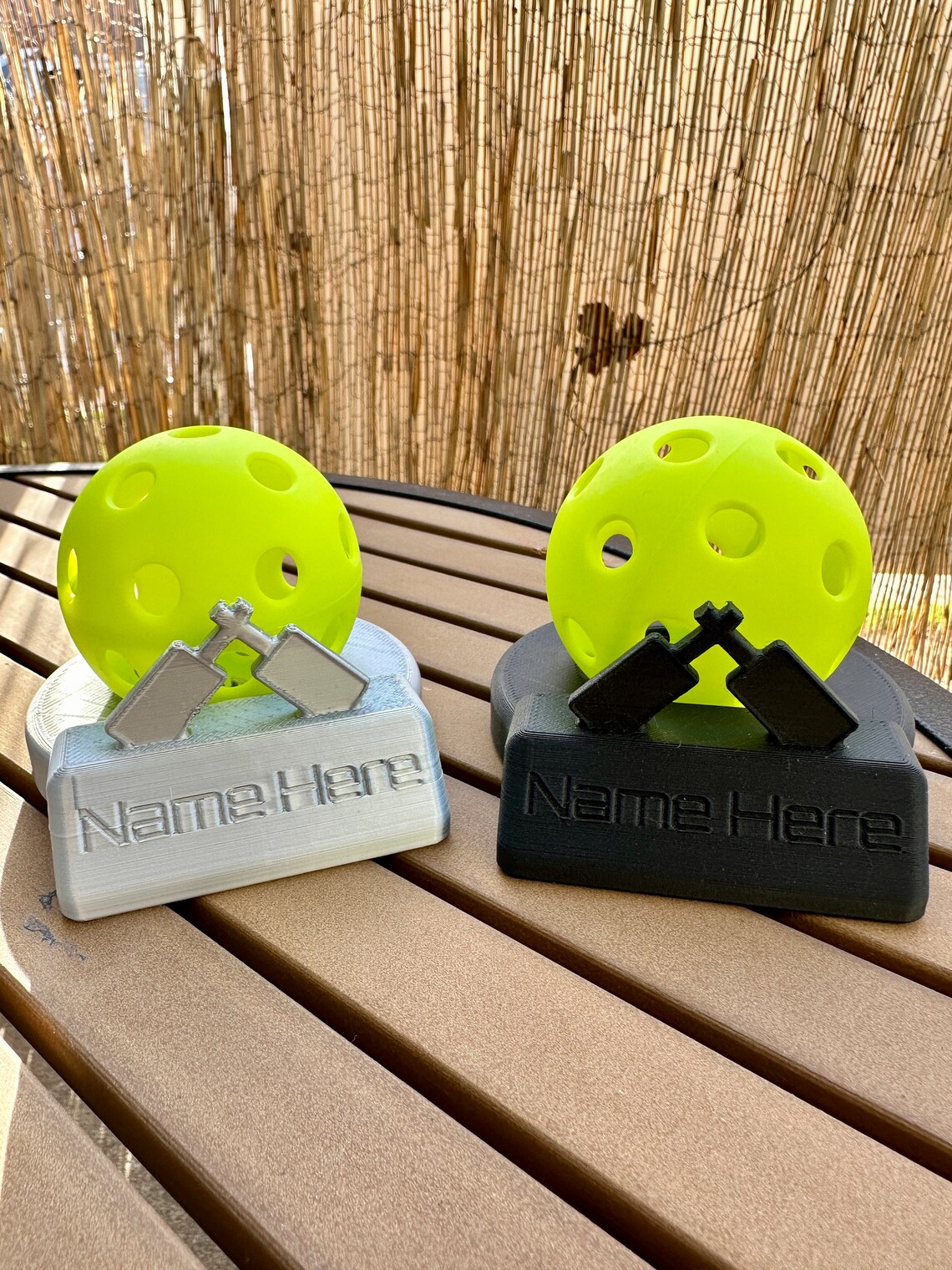 Pickleball Trophy Custom Text Engraving Tournament Winner & Participant ...