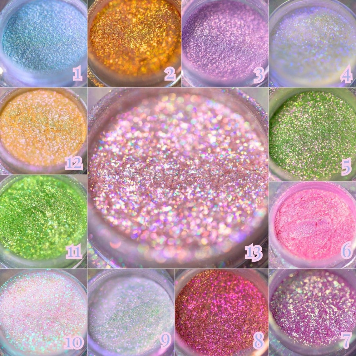 Multichrome Pigments - Mix & Match - Powder Duochrome Pastel Aurora ...