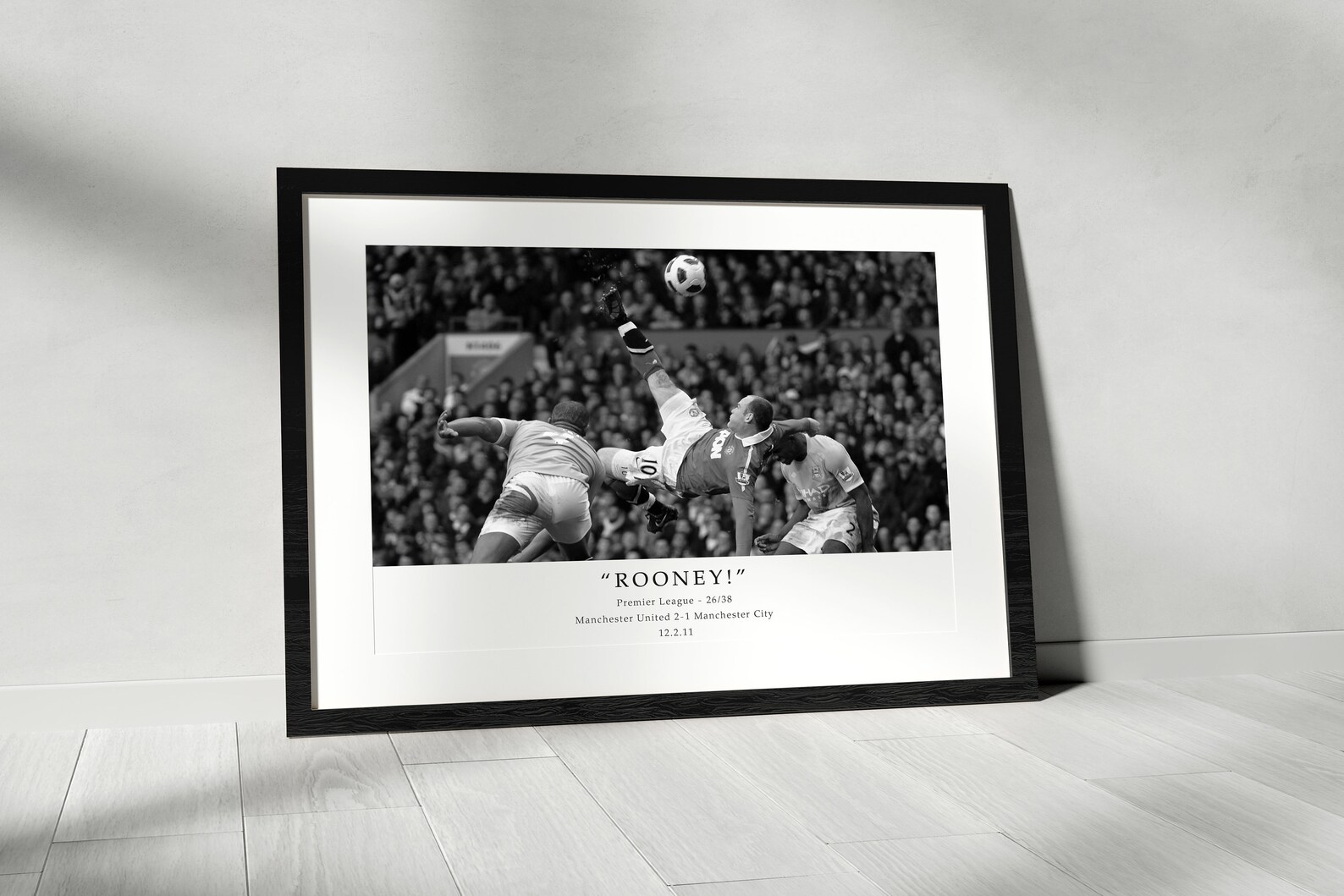 Manchester United FC - 'rooney!' Print - Two Font Options Included - Etsy