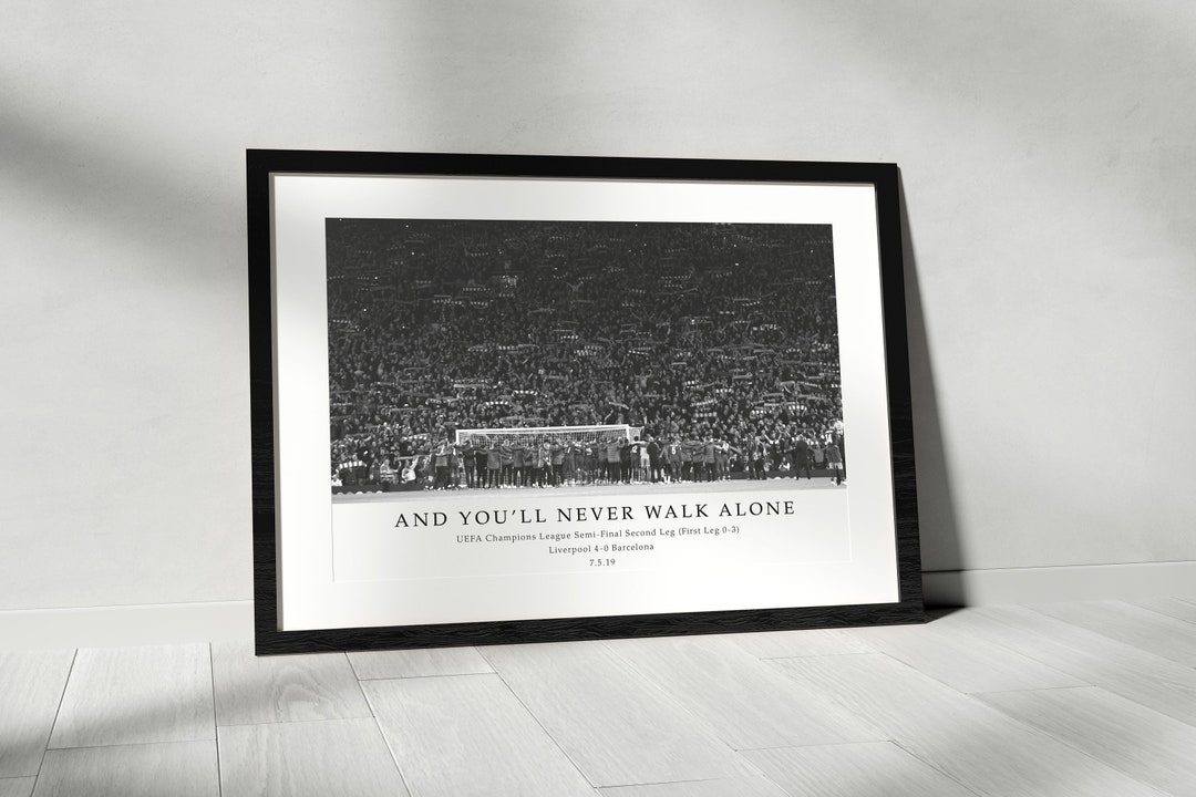 Liverpool FC - 'you'll Never Walk Alone' - Two Font Options Included - Etsy
