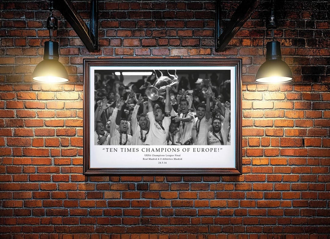 DIGITAL ONLY - Real Madrid FC - La Décima / Black and White Digital ...