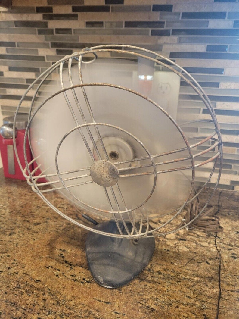 Vintage Airliner Edison Manufacturing Electric Table Fan Working 10 ...