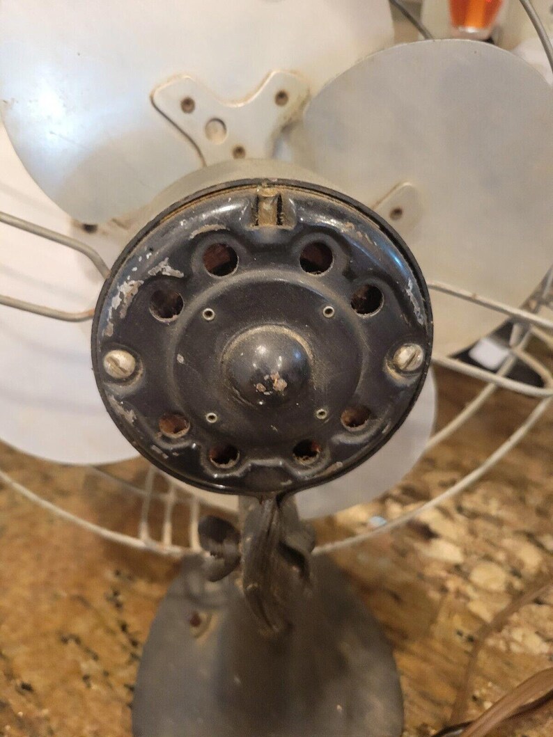 Vintage Airliner Edison Manufacturing Electric Table Fan Working 10 ...