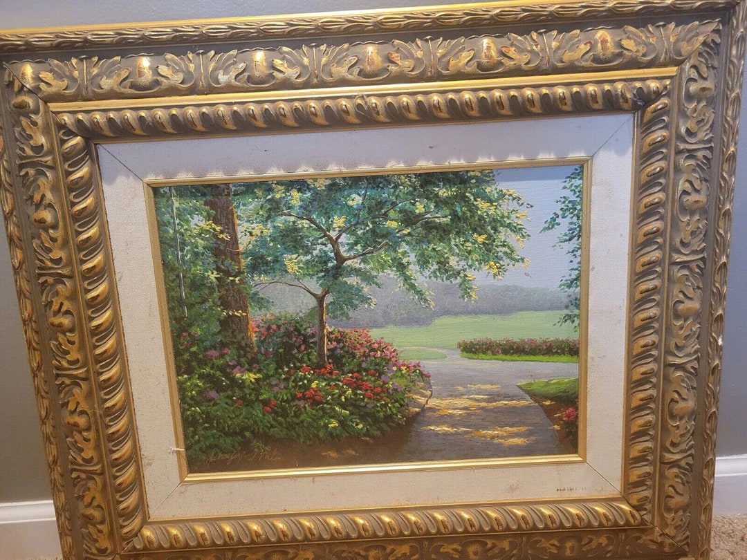 Rhododendron Way Serigraph Nature Landscape Framed Art Schaefer Miles ...