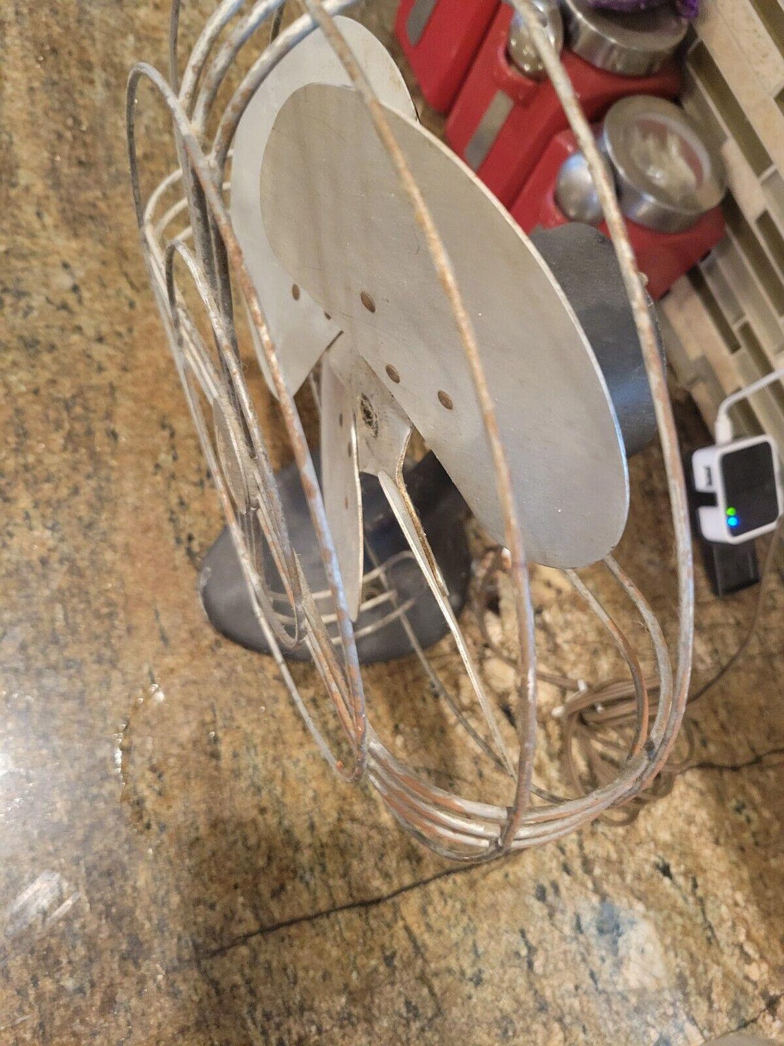 Vintage Airliner Edison Manufacturing Electric Table Fan Working 10 ...