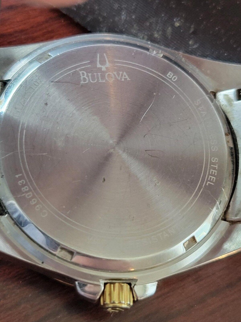 BULOVA Marine Star Real Diamond Two-tone Chronograph Men's Watch 98E105 ...