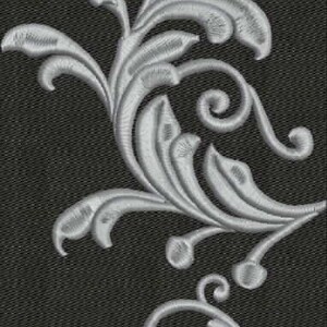 Royal Baroque Curls Embroidery Design - Etsy