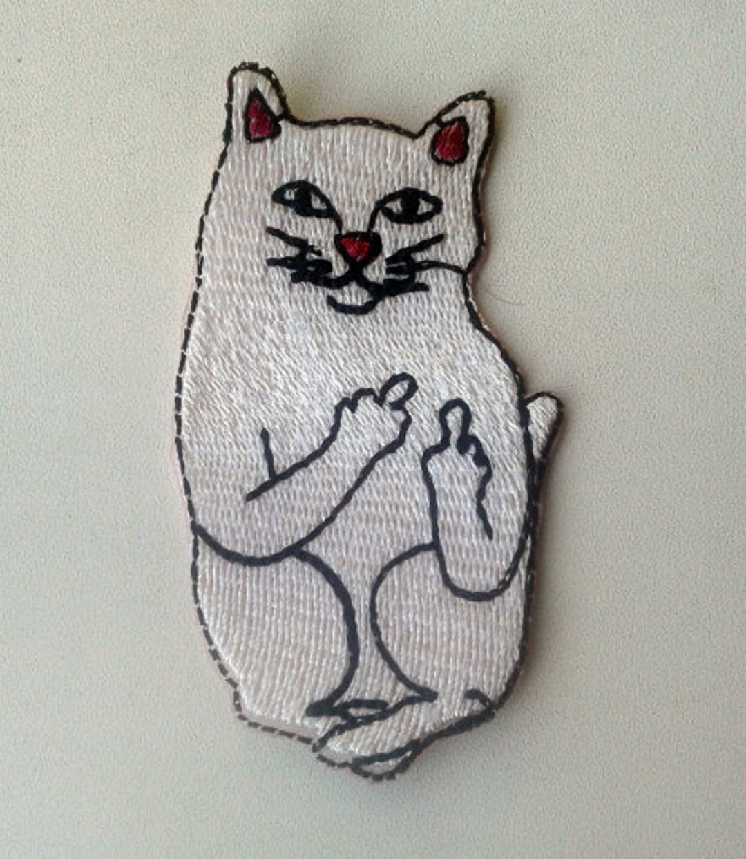 Middle Finger Cat I Do What I Want Embroidery Design - Etsy