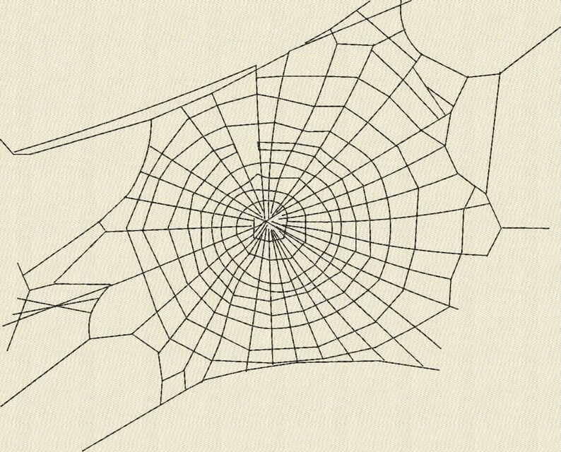Spider & Web Machine Embroidery Designs - Etsy