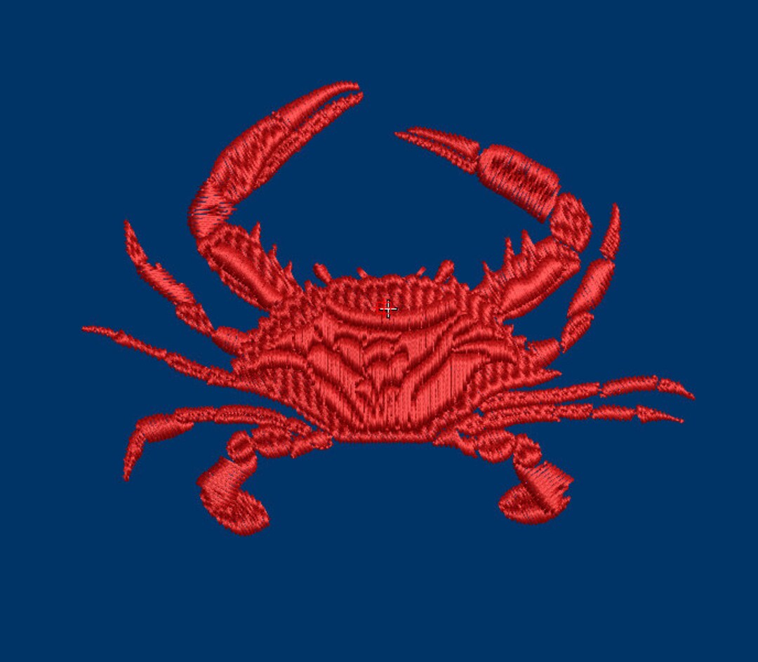 Crab Machine Embroidery Design - Etsy