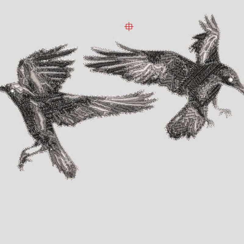 Crow Applique - Etsy