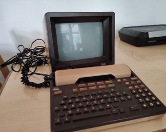 Vintage French Minitel M10 Telic Alcatel Message System Screen - Etsy