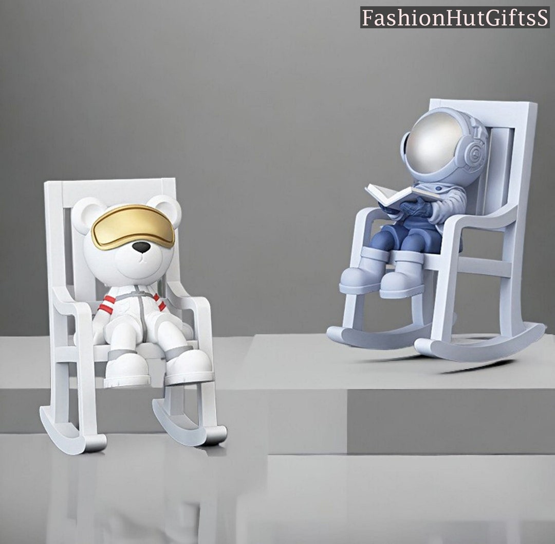Modern Astronaut Resin Ornament Office Desk Figurines Home Decor Crafts ...
