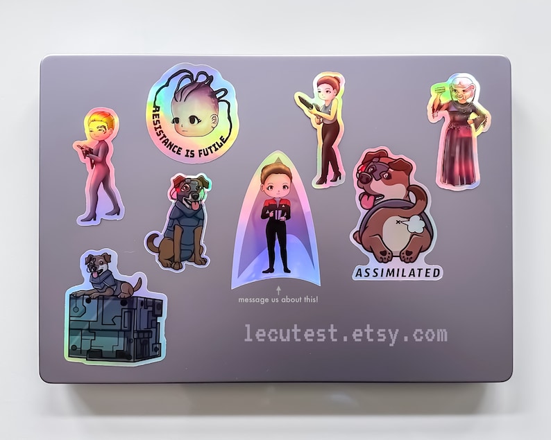 Holographic Moogie Sticker, Ishka Ferengi Star Trek Sticker, Star Trek ...