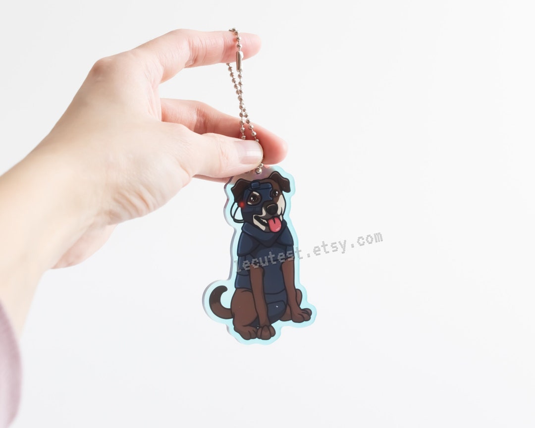 Star Trek Keychain, Borg Dog Ornament, Robot Dog Charm, Rainbow Animal ...