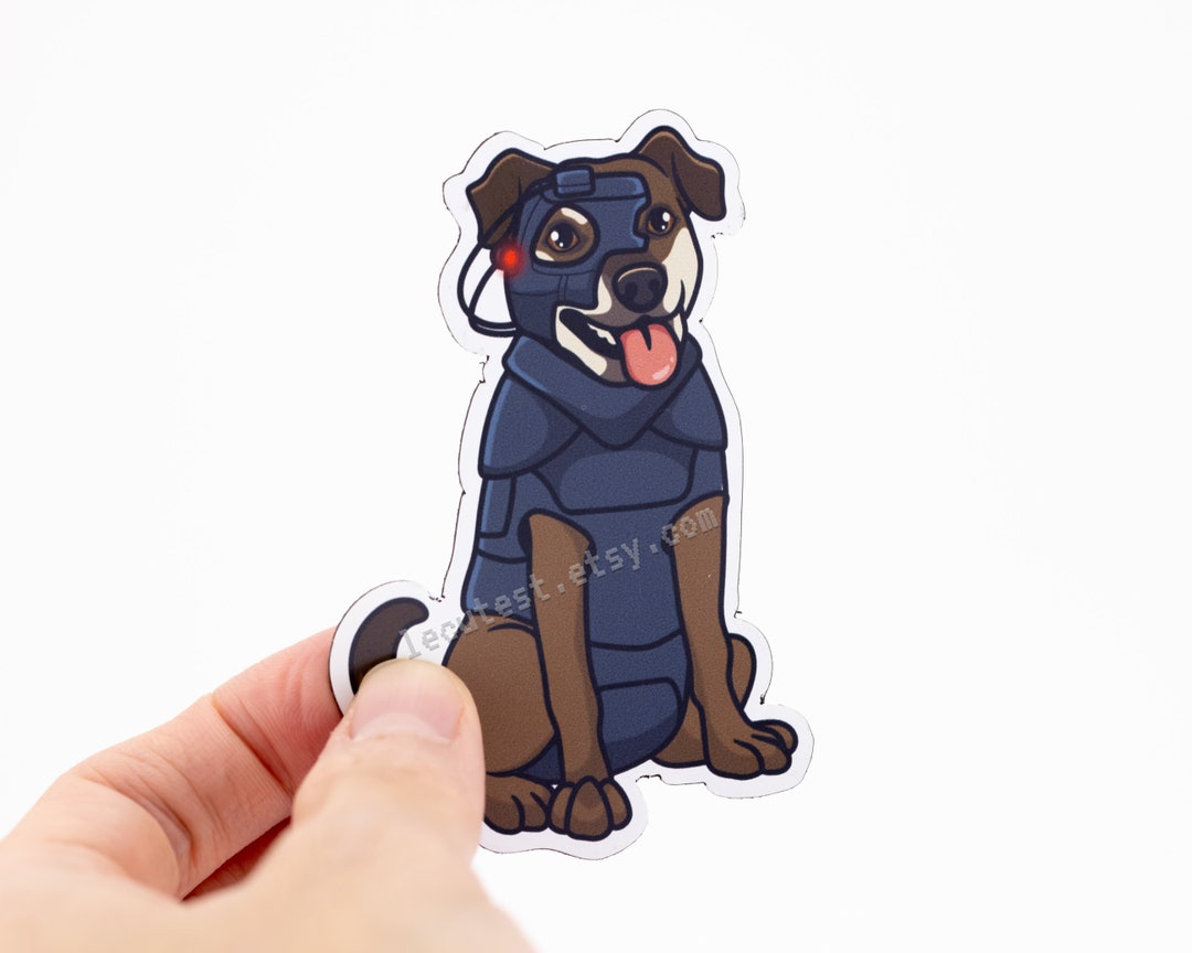 Borg Dog Magnet: Borg Robot Dog Cartoon - Etsy