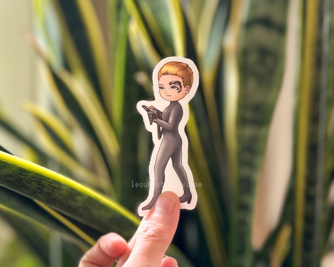 7 of 9 Gun Sticker, Cute Star Trek Borg Sticker, 7 of 9 Vinyl Decal ...