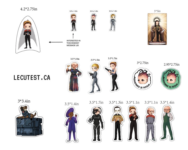 Holographic Moogie Sticker, Ishka Ferengi Star Trek Sticker, Star Trek ...