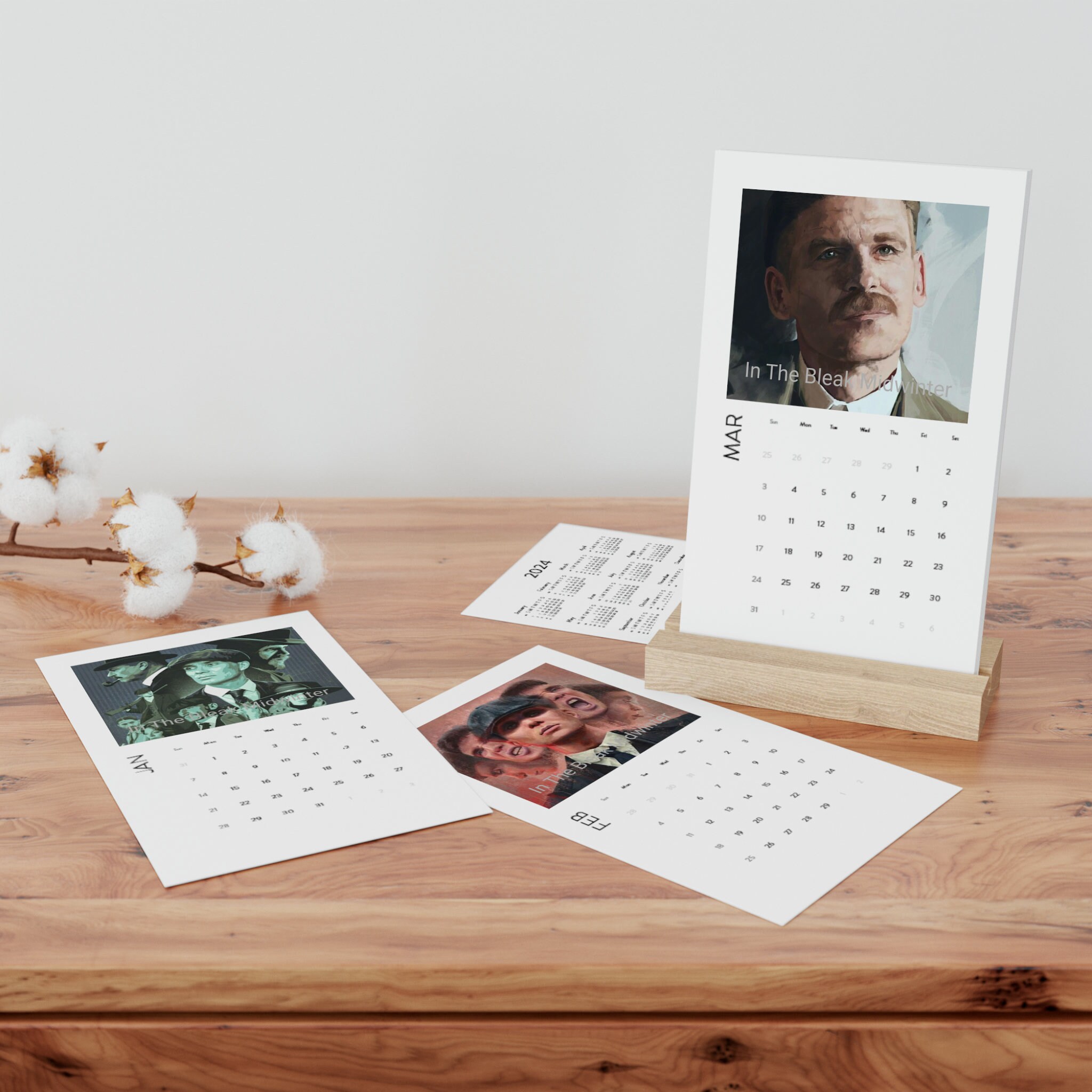 Vertical Desk Calendar with Peaky Blinders (2024) sold by Gravitational ...