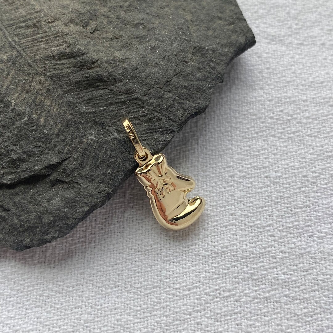14KT Yellow Gold Boxing Glove Pendant - Etsy