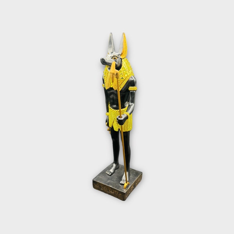 Vintage Egyptian Horus Statue: Toscano Yr 2000 Crystal & Glitter Art ...