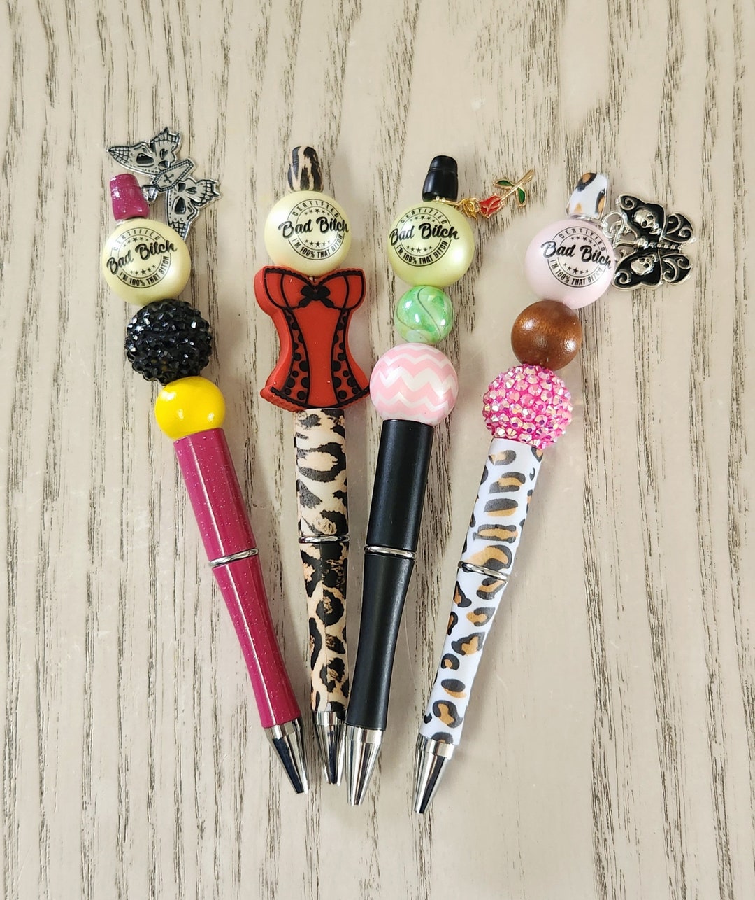 Custom Beaded Pens Certified Bad Bitch, 1'm 100% That Bitch - Etsy
