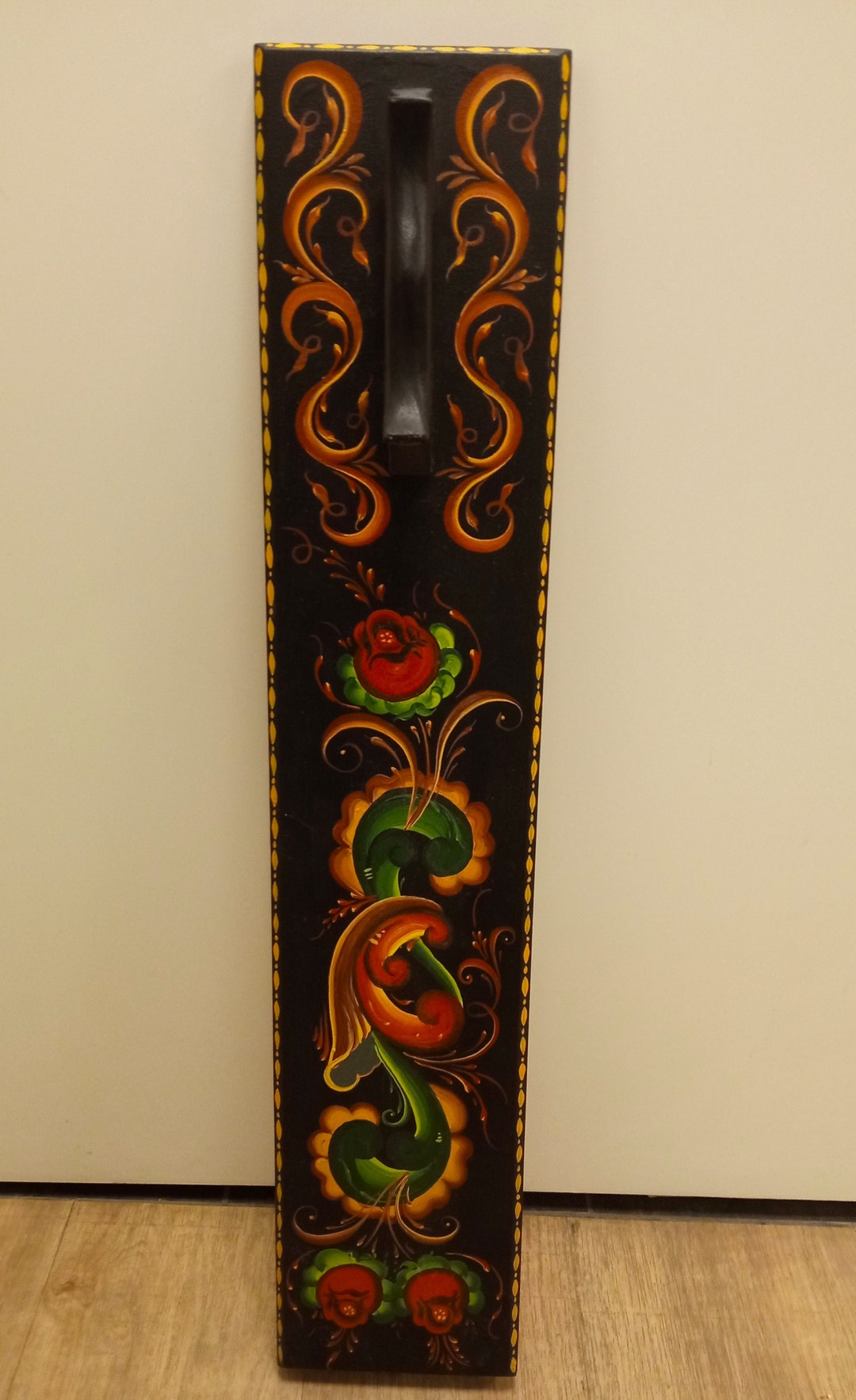 Rose Malt, Mangle Wood, Norwegian Handwork, Hand Painted, Made in ...