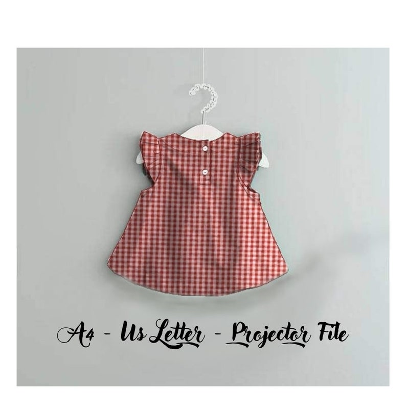 Girl's Blouse Sewing Pattern PDF - Digital Sewing Pattern - Etsy