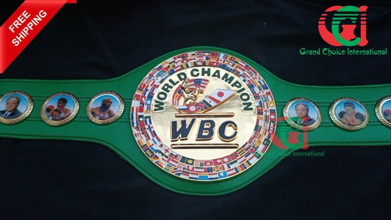 WBC Boxing Championship Belt Replica Adult Full Size Replica Design Boxing 3D Brand New Boxing ...