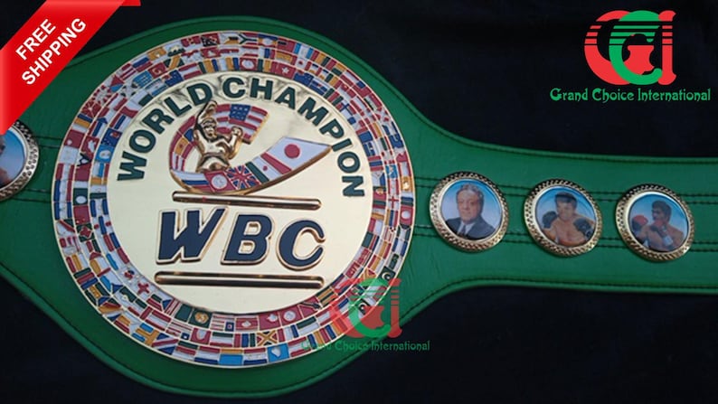 WBC Boxing Championship Belt Replica Adult Full Size Replica Design Boxing 3D Brand New Boxing ...